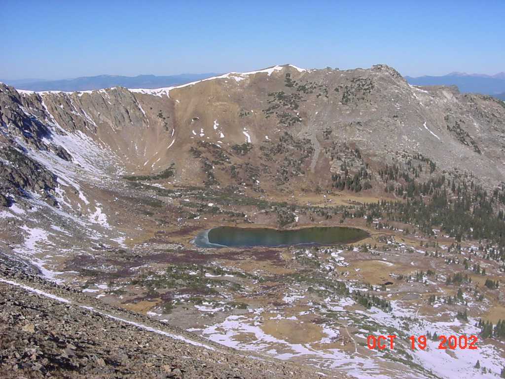 Fourth of July Trailhead to Arapaho Pass, October 19, 2002