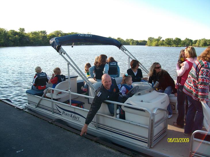 Geneva Ward Troop 5 - Varsity team's pop bottle raft